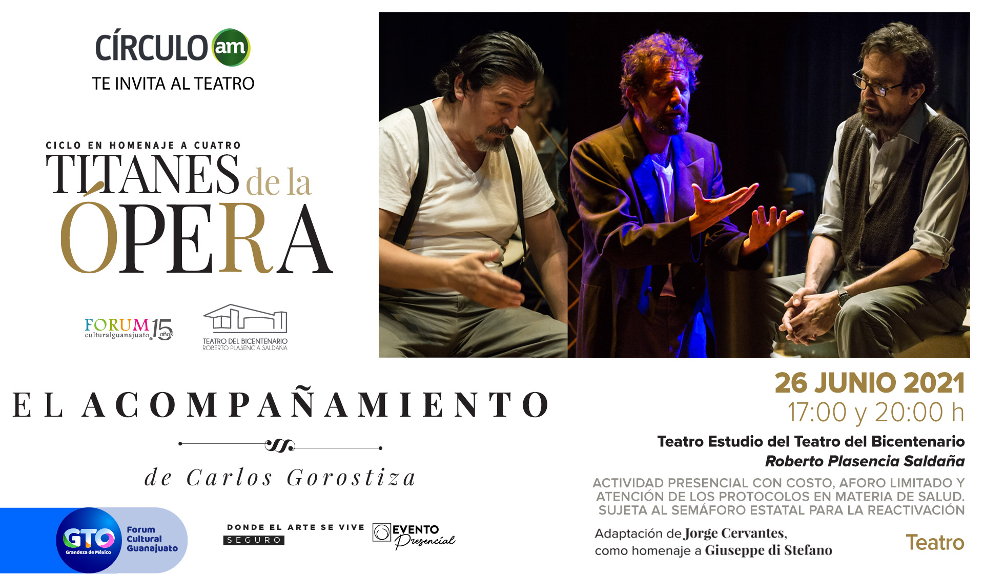 Obra "El Acompañamiento" (Forum Cultural Guanajuato) | Circulo AM